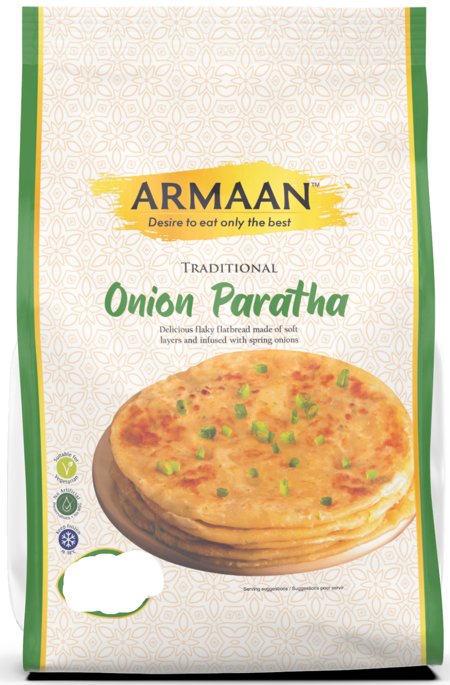 Armaan Onion Parathas Family Pack 1.4kg 20pcs – Freeze N Spice